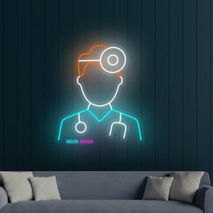 Doctor Neon Sign, Doc Led Light, Otolaryngologist Neon Light, Light ...