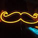 Mustache Neon Sign, Barbershop Led Neon, Barber Salon Led Light, Custom ...