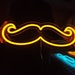 Mustache Neon Sign, Barbershop Led Neon, Barber Salon Led Light, Custom ...