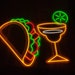 Taco Neon Sign, Tacos Led Light, Mexican Neon Lights, Mexican Food Led ...