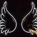 Angel Wings Neon Sign, Wings Led Sign, Angel Led Light, Custom Bar Neon ...