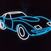 Car Neon Sign, Retro Car Led Light Sign, Custom Vintage Neon Light up ...