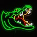 Crocodile Neon Sign, Alligator Led Neon Light, Croc Led Light, Custom ...