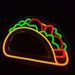 Taco Neon Sign, Tacos Led Light, Mexican Neon Lights, Mexican Food Led ...