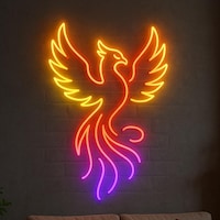 Neon Hummingbird Sign, Hummingbird Neon Light, Neon Bird-shaped Sign ...