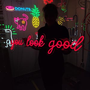 You Look Good Neon Sign: Light up Your Beauty Salon. Beauty Room Led ...