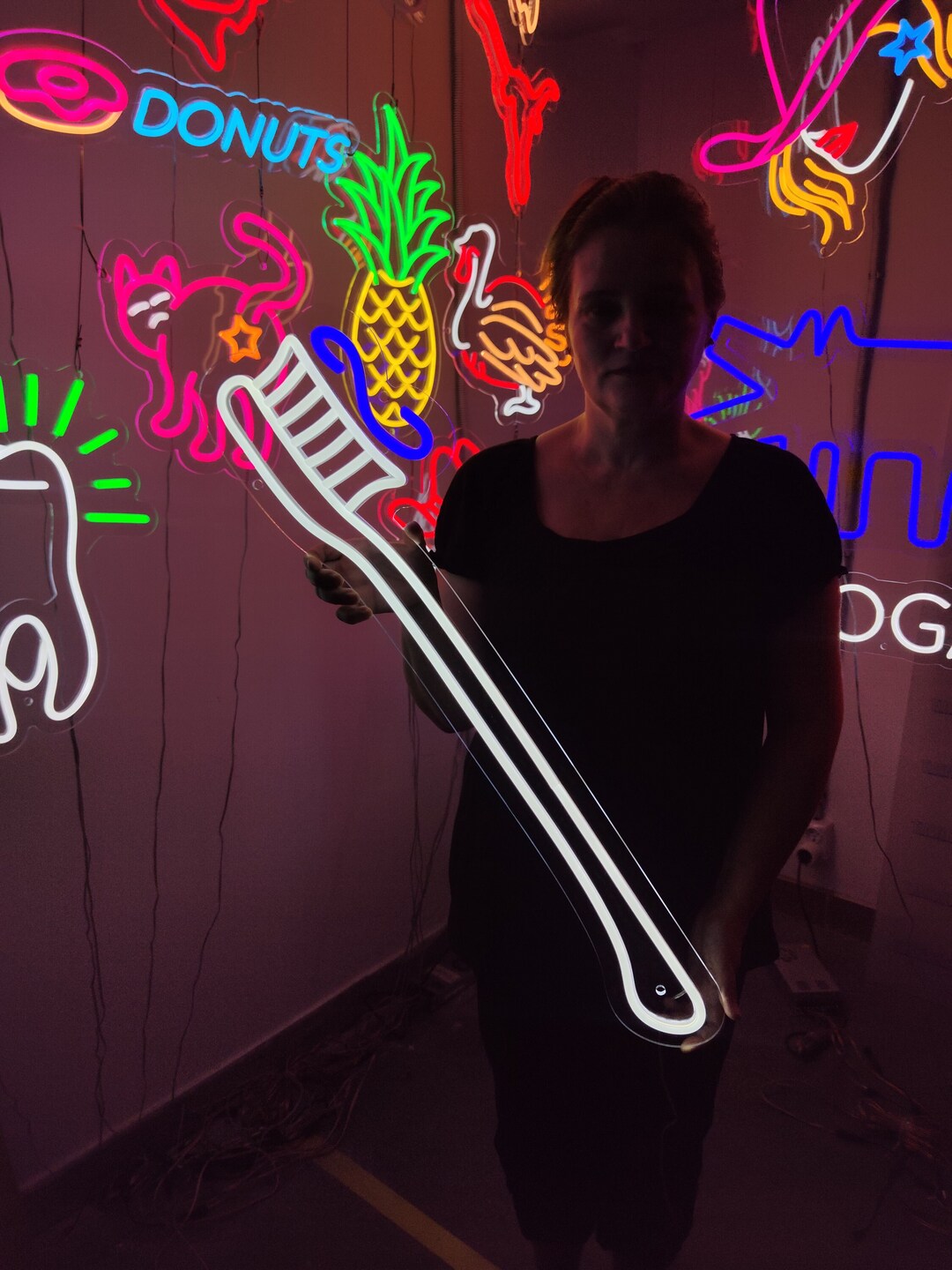 Toothbrush Neon Sign, Teeth Cleaning Led Neon, Dentist Led Light ...
