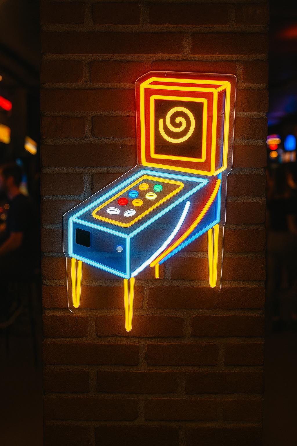 Pinball Neon Sign. Arcade Neon Sign. Game Room LED Decor - Etsy