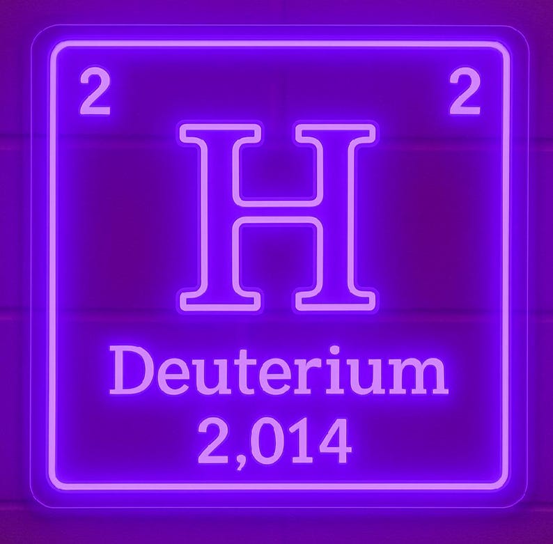 Periodic Table of Elements Neon Sign. Chemistry Led Sign. Gift Idea for ...