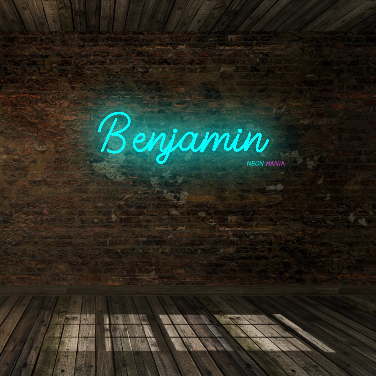 Benjamin Name Neon Sign Benjamin Led Neon Sign Custom Name - Etsy
