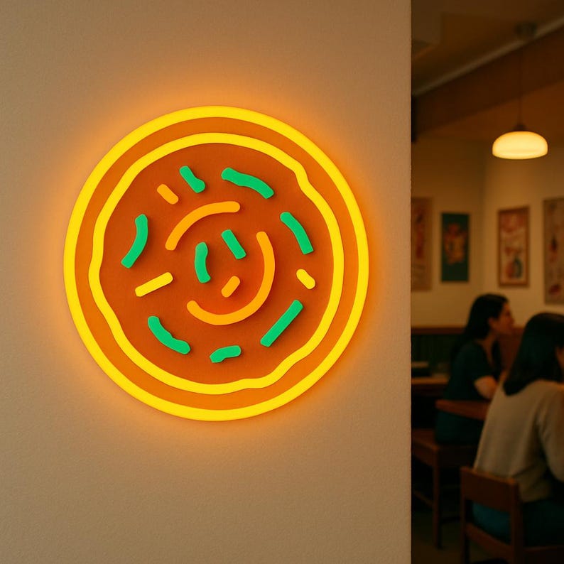 Kimchi Jeon Neon Sign. Restaurant Light. Korean Cuisine Led Sign ...