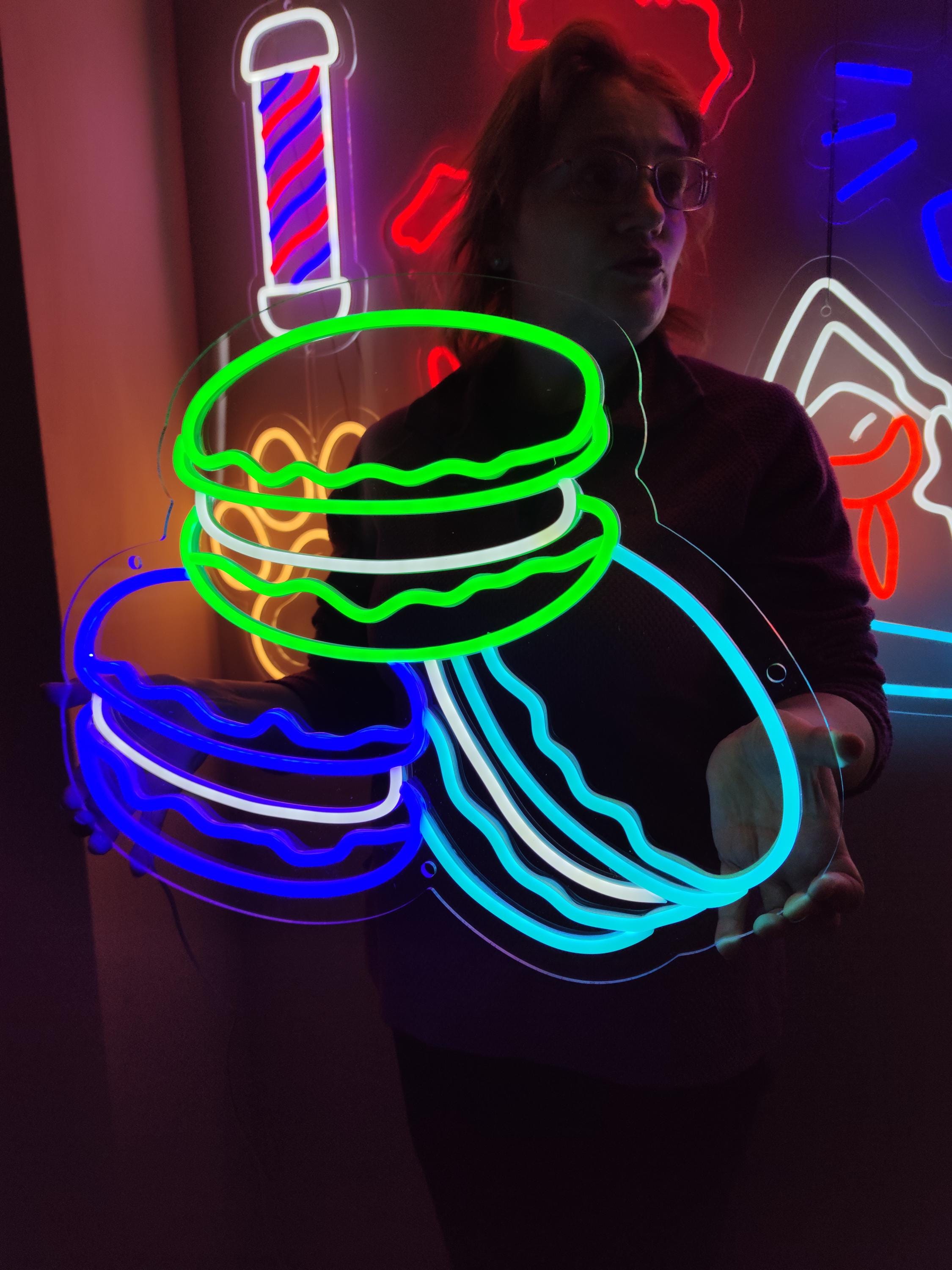 Macarons Neon Sign: Light up Your Sweet Shop. Bakery Decor - Etsy