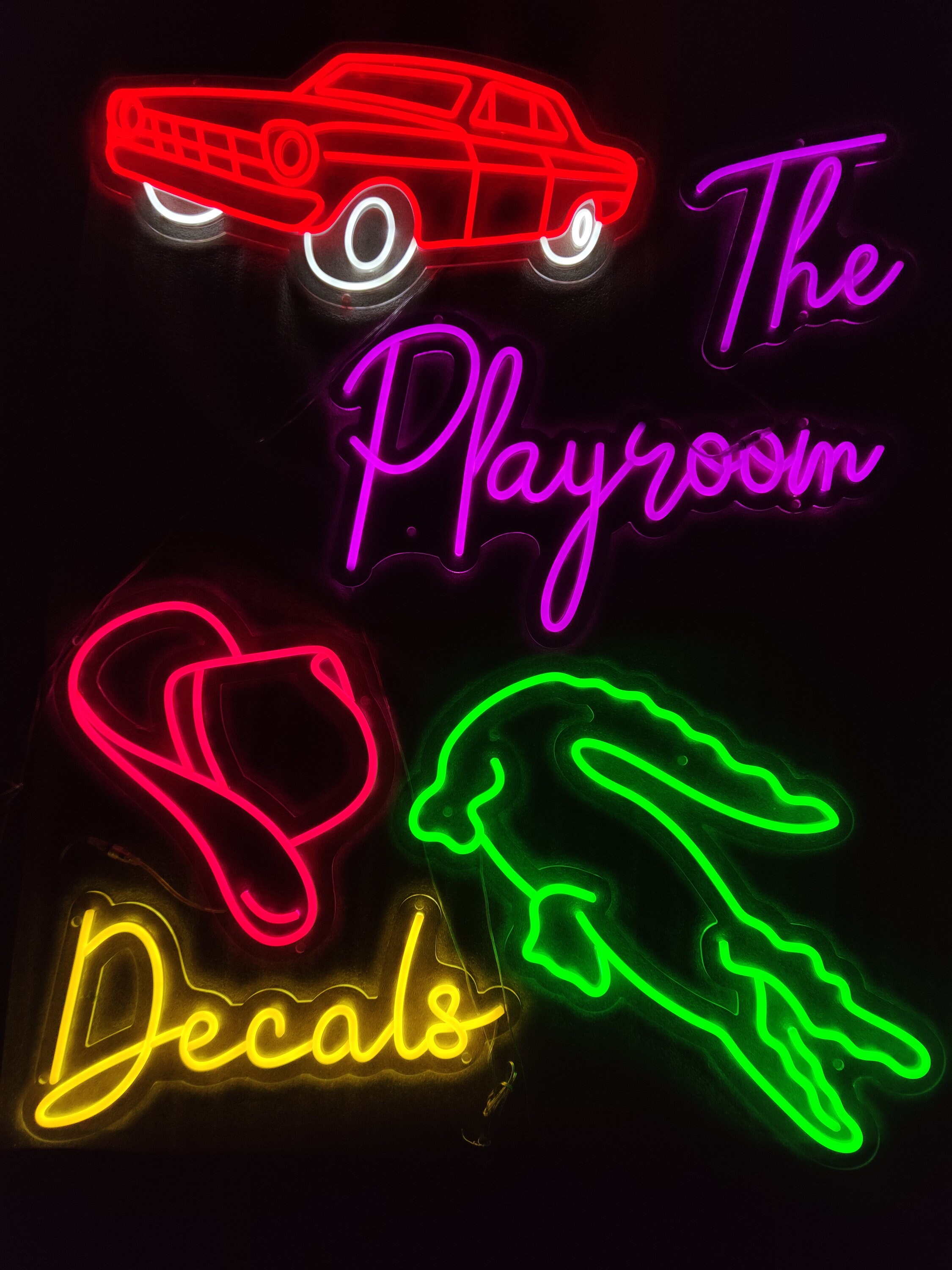 Car Neon Sign, Custom Vintage Car Led Light up for Bedroom Bar Garage ...
