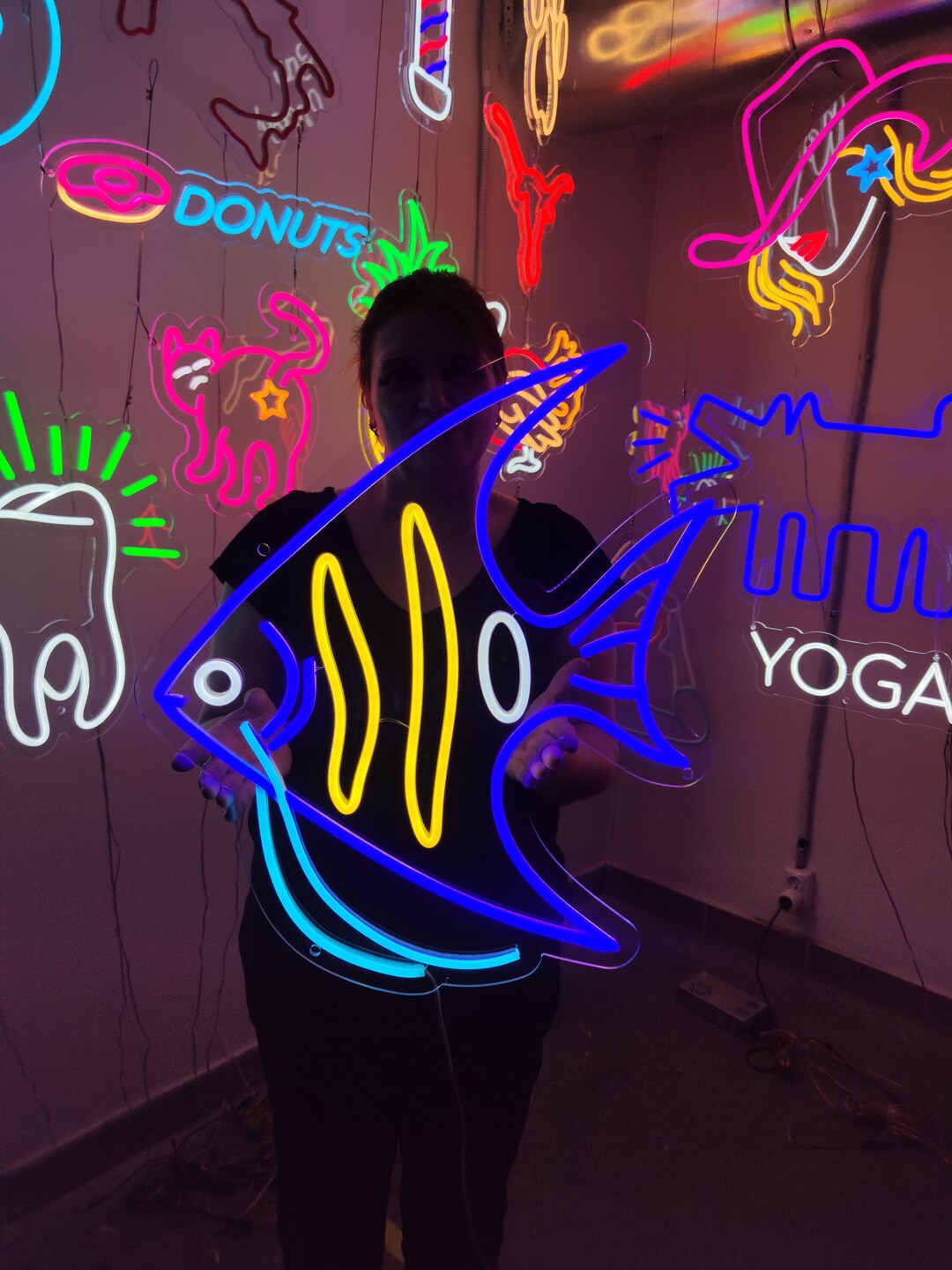 Lionfish Neon Sign: Light up Your Ocean Paradise With Fish - Etsy