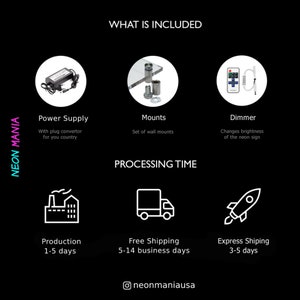 Anna Name Neon Sign, Anna Led Neon Sign, Custom Name Neon Sign, Kids ...