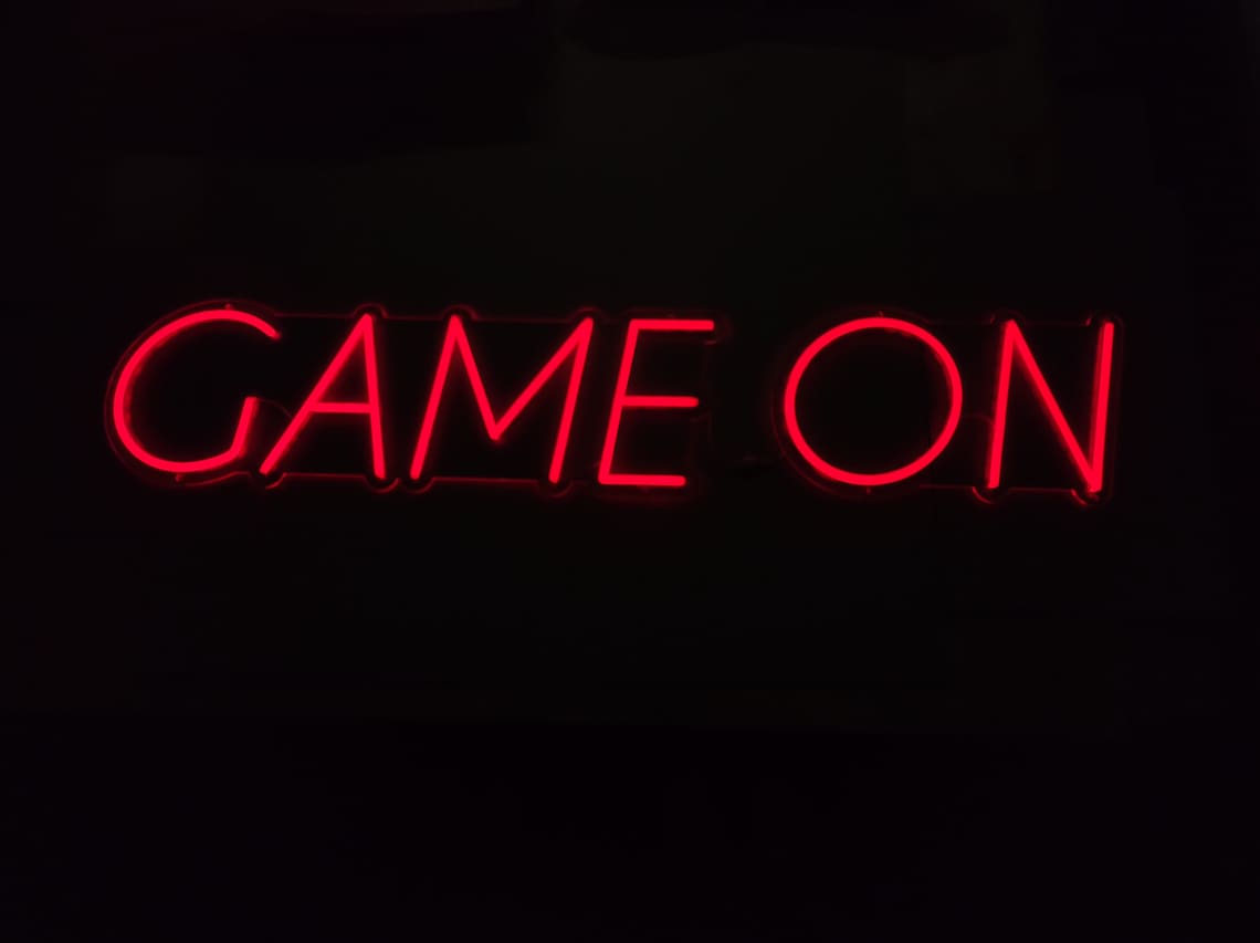 Game on Neon Sign Game Led Light Sign Custom Sign for Gamer - Etsy
