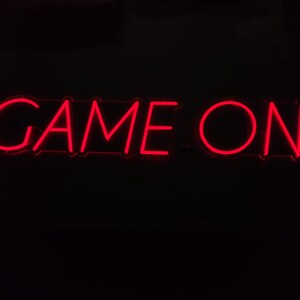 Game on Neon Sign, Game Led Light Sign, Custom Sign for Gamer for ...
