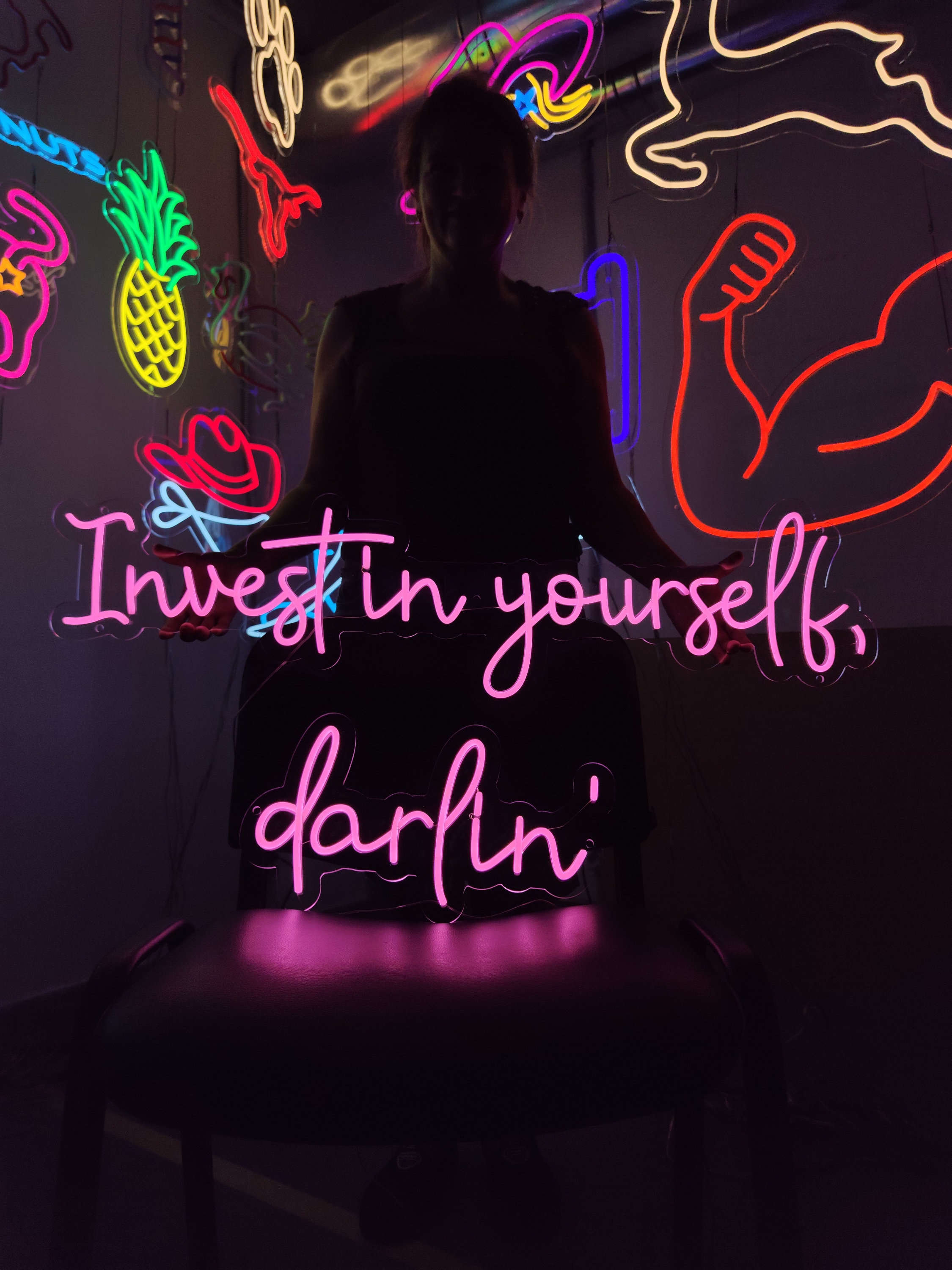 Invest in Yourself Darling Neon Sign: Light up Your Beauty Salon, Spa ...