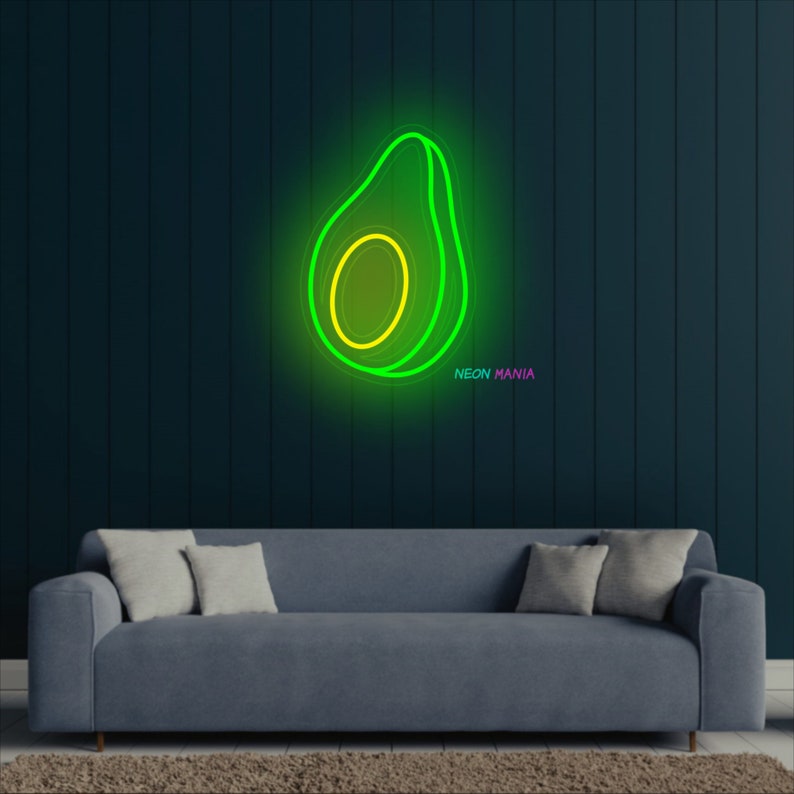 Avocado Neon Sign Avocado Led Neon Light for Kitchen Cafe - Etsy