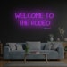 Welcome to the Rodeo Neon Sign Rodeo Led Sign Western Decor - Etsy