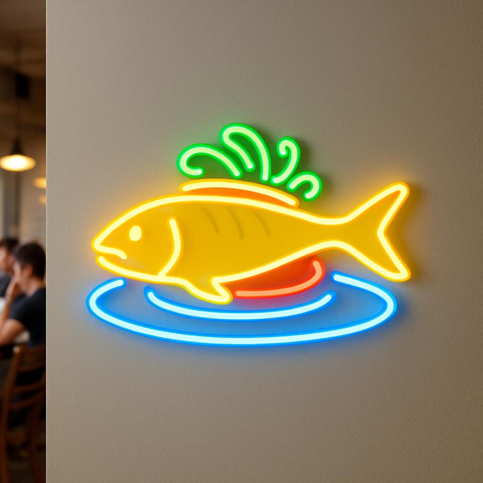 Seafood Restaurants Neon Sign. Cooking Light. Food Led Sign. Gift Idea ...