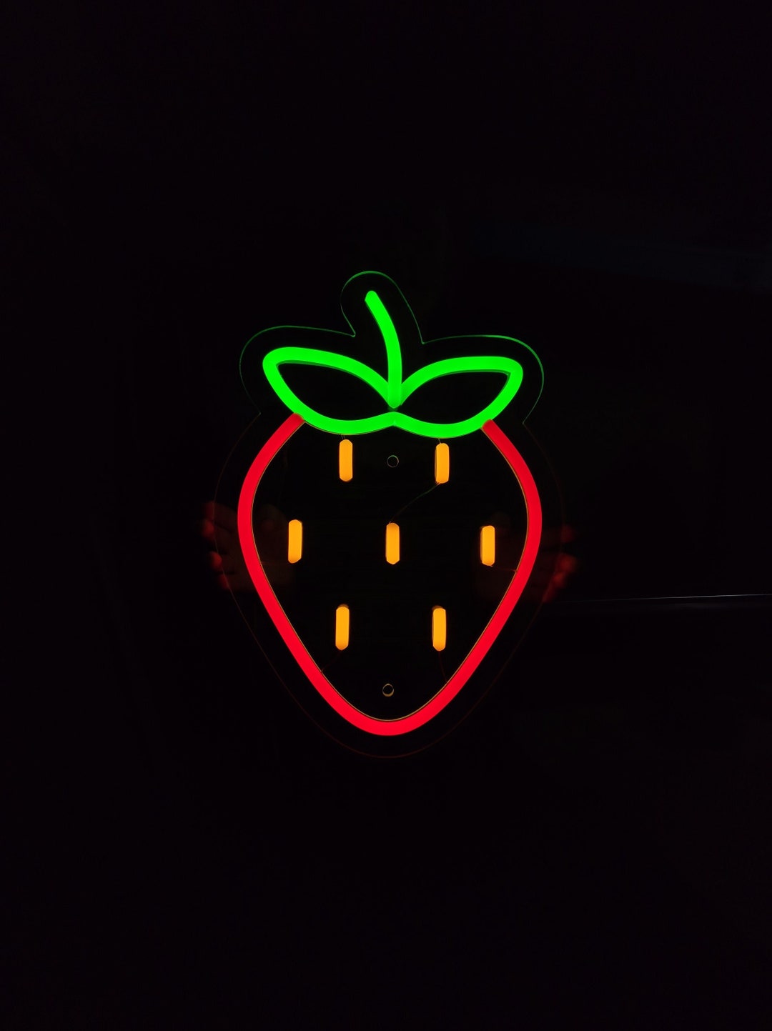 Strawberry Neon Sign, Berry Led Light for Kitchen Decor, Custom ...
