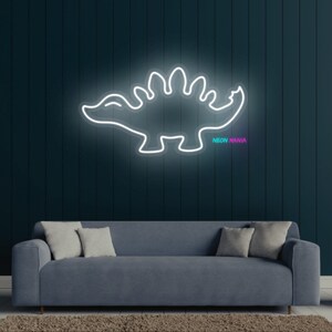 Dinosaur Neon Sign, Nursery Decor Led Neon Light, Custom Dino Led Light ...