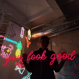 You Look Good Neon Sign: Light up Your Beauty Salon. Beauty Room Led ...