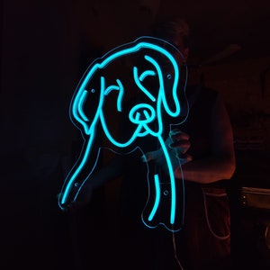 Labrador Neon Sign, Dog Led Sign, Pet Shop Decor Led Light, Custom Gift ...