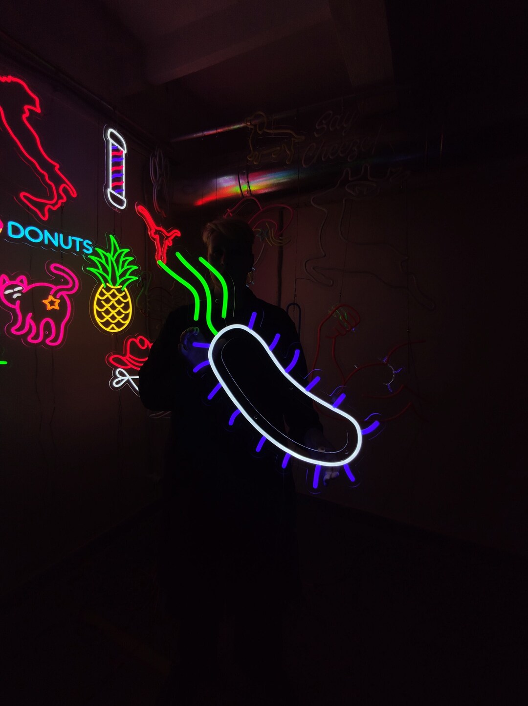 Bacterium Neon Sign, Cell Led Light, Microorganism Led Neon Sign ...