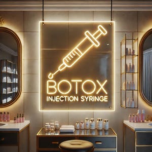 Custom Botox Neon Sign. Wall Signs Botox and Fillers, Botox Injection ...