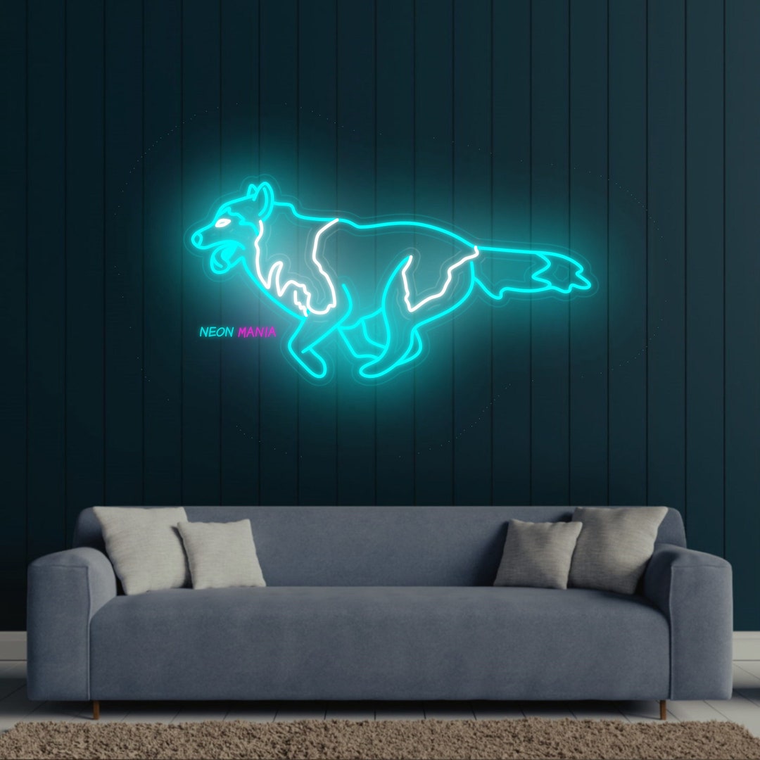 Husky Neon Sign, Dog Led Sign, Pet Shop Decor Led Light, Custom Gift ...