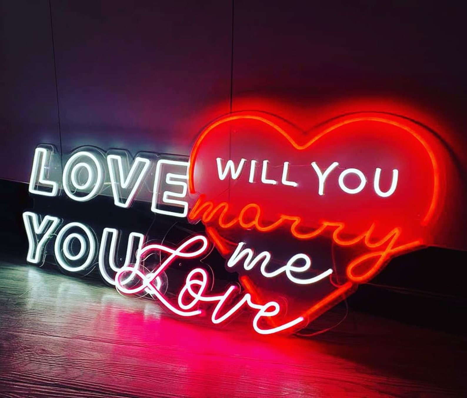 Neon sign heart custom heart sign custom sign heart heart | Etsy