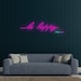 Be Happy Neon Sign, Happiness Led Sign, Happy Led Light, Custom Bar Led ...