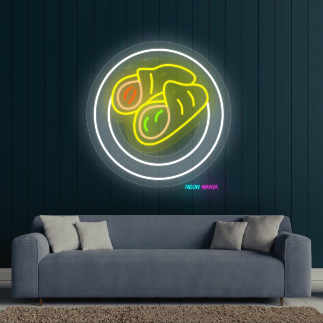 Cannoli Neon Sign, Sicilian Pastries Led Light, Italian Cuisine Led ...