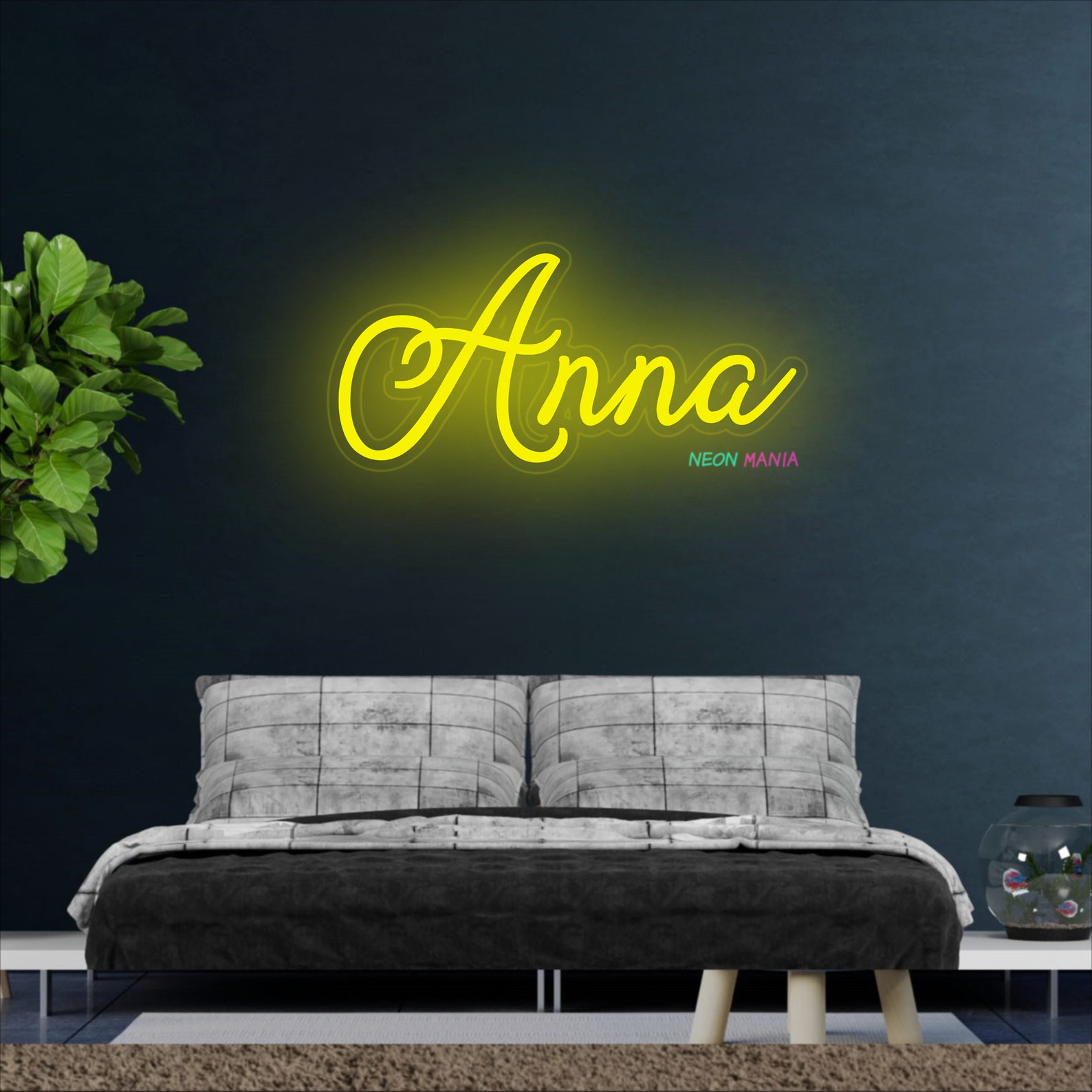 Anna Name Neon Sign Anna Led Neon Sign Custom Name Neon - Etsy