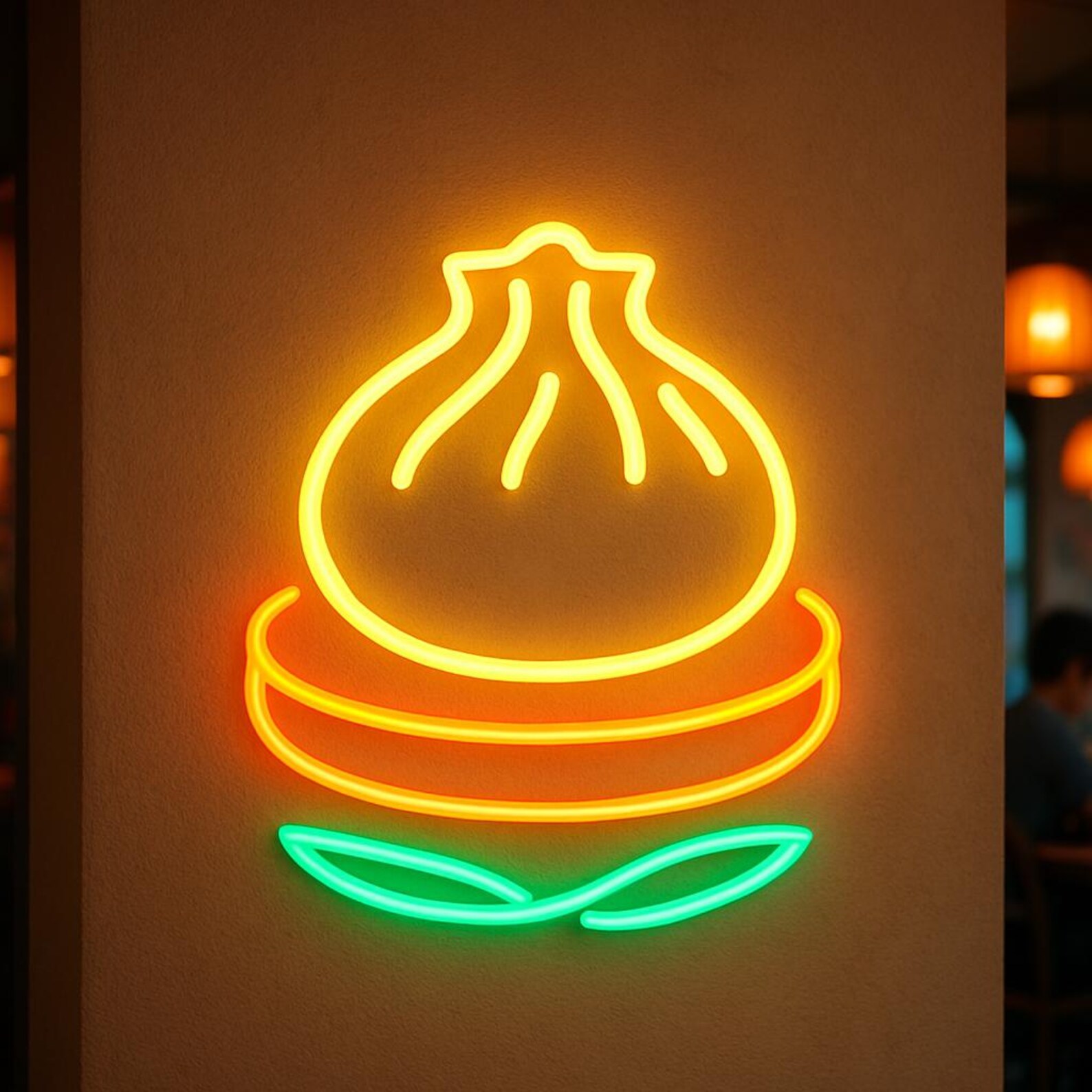 Dim Sum Neon Sign, Baozi Led Sign, Pao-tsih Led Light, Bao Light Sign ...