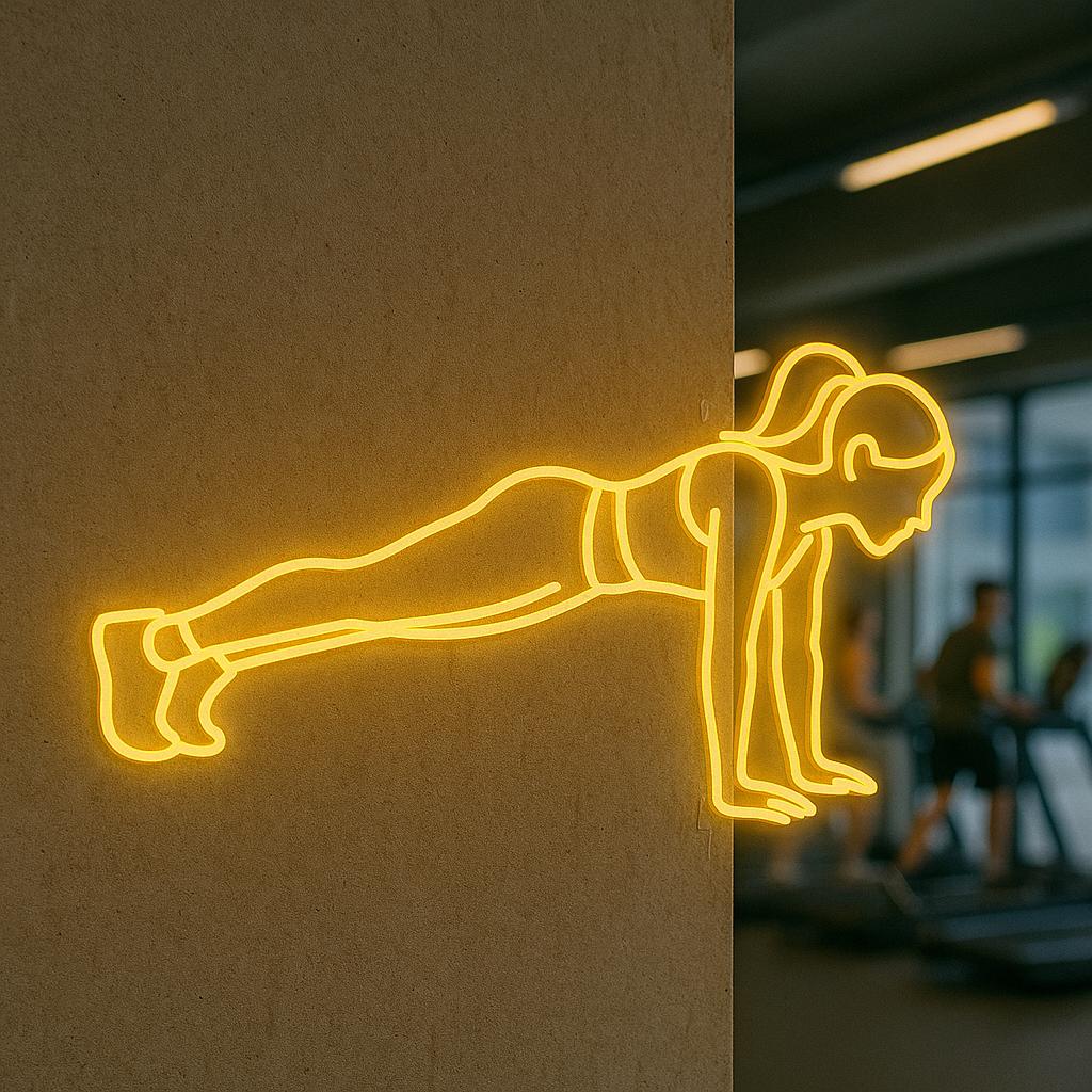 Physical Exercises Neon Sign. Physical Education Led Sign. Sports ...