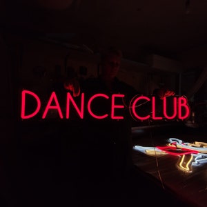 Dance Club Neon Sign, Dance Club Neon Led Light Sign, Dance Club Led ...