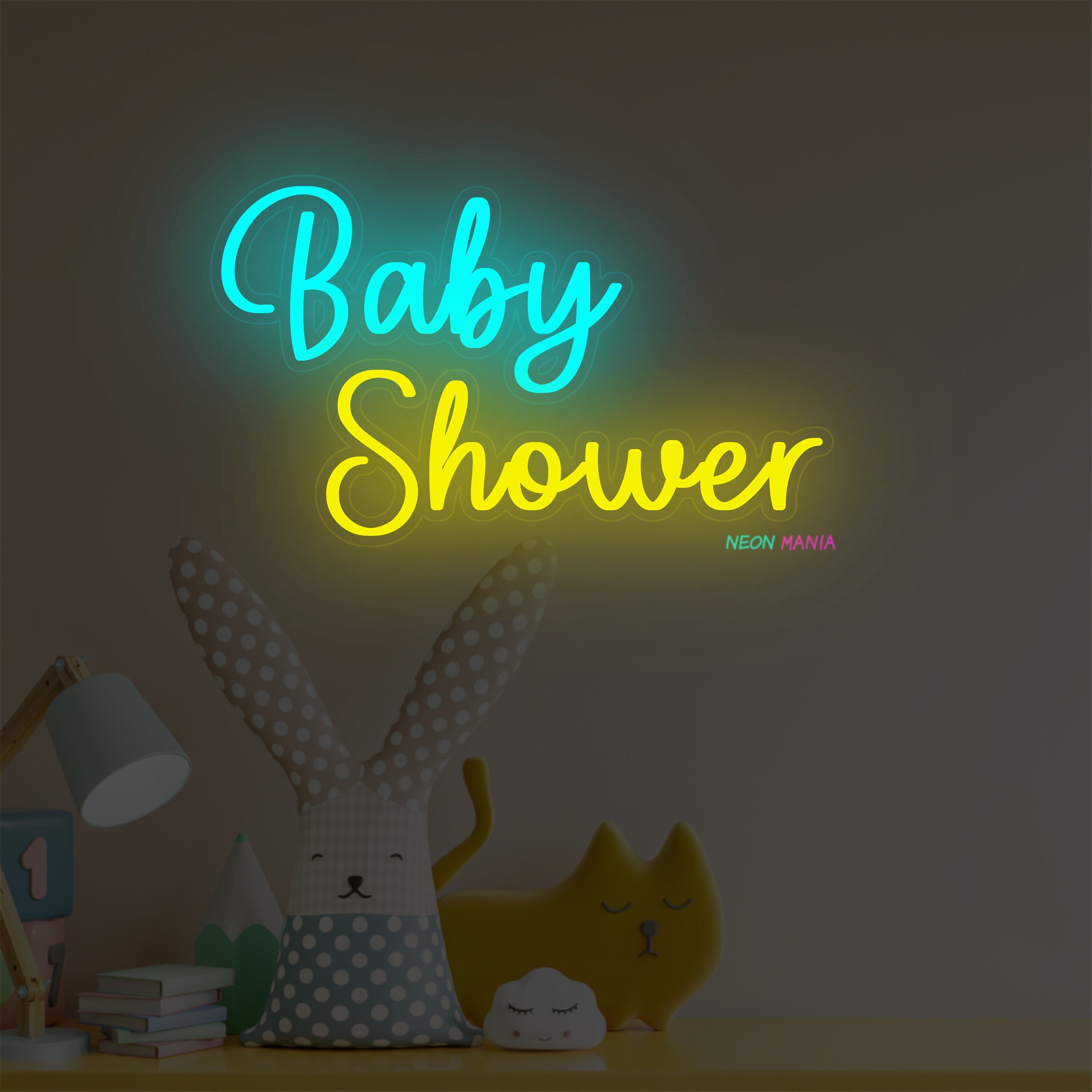 Letrero de neón para baby shower decoraciones de fiesta de - Etsy México