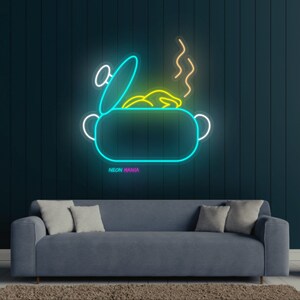 Biryani Neon Sign, Chicken Biryani Led Sign, Rice Neon Light, Chicken ...