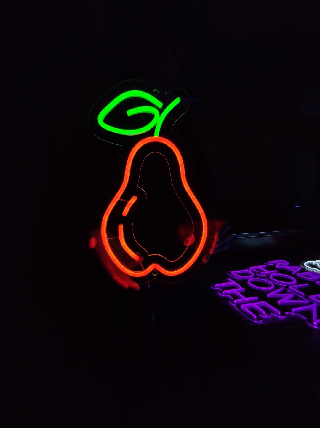 Pear Neon Sign, Fruit Led Light for Your Room Decor, Custom Pear Neon ...