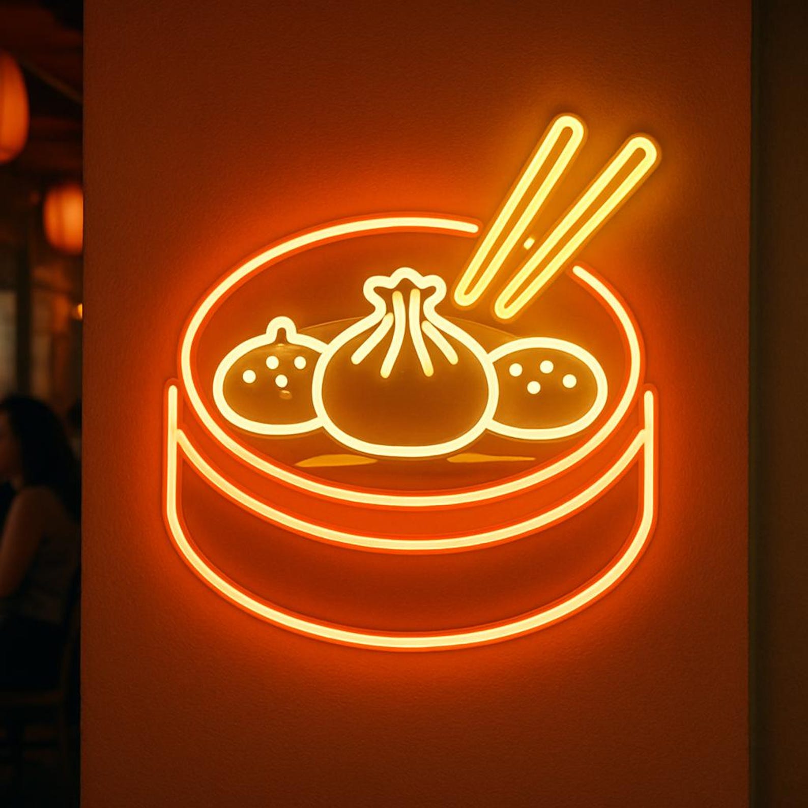 Dim Sum Neon Sign, Baozi Led Sign, Pao-tsih Led Light, Bao Light Sign ...