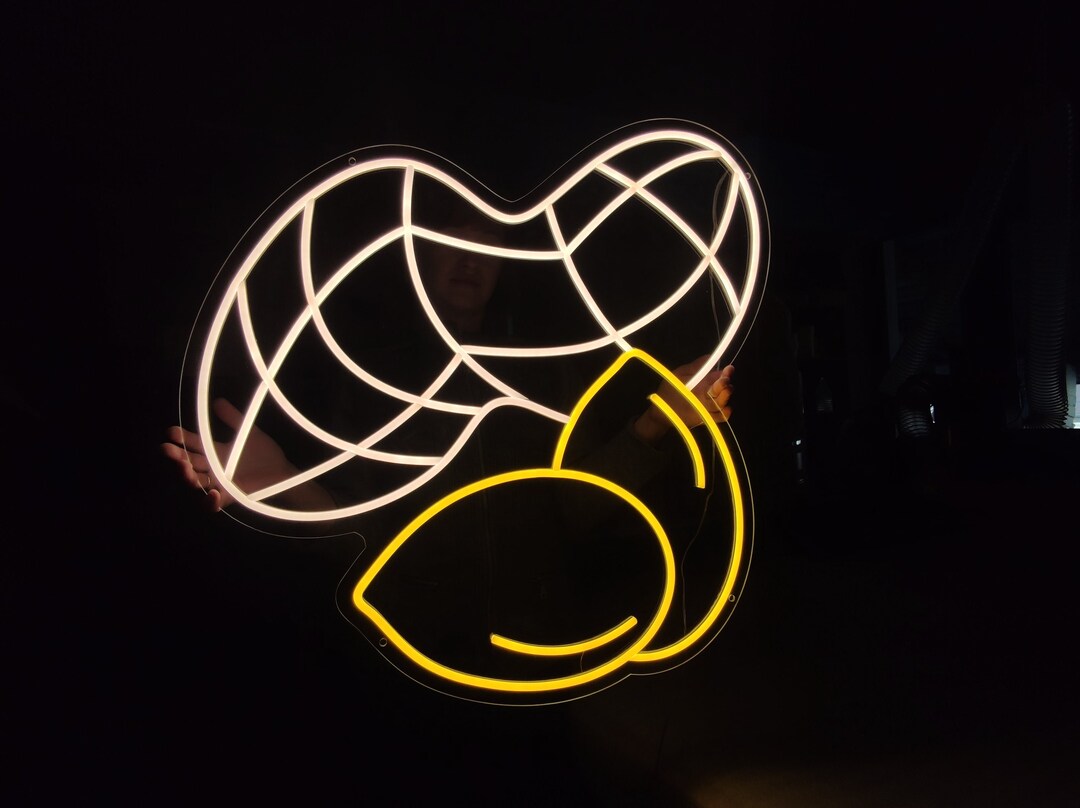 Peanut Neon Sign, Nut Led Light, Custom Wall Decor Peanut Neon Light ...