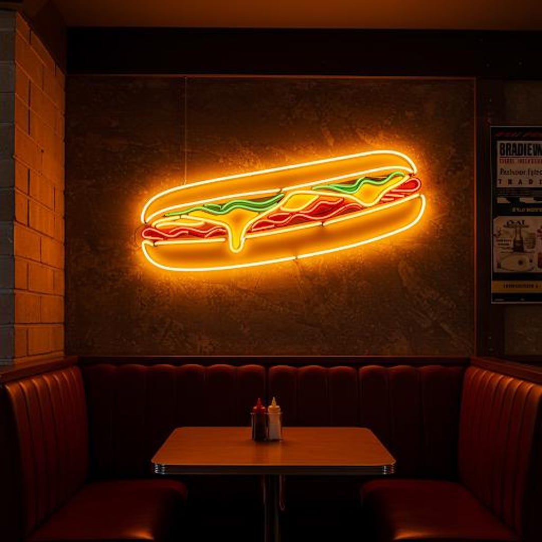 Cheesesteak LED Neon Sign. Philly Cheesesteak Led Neon. Cheesesteak ...