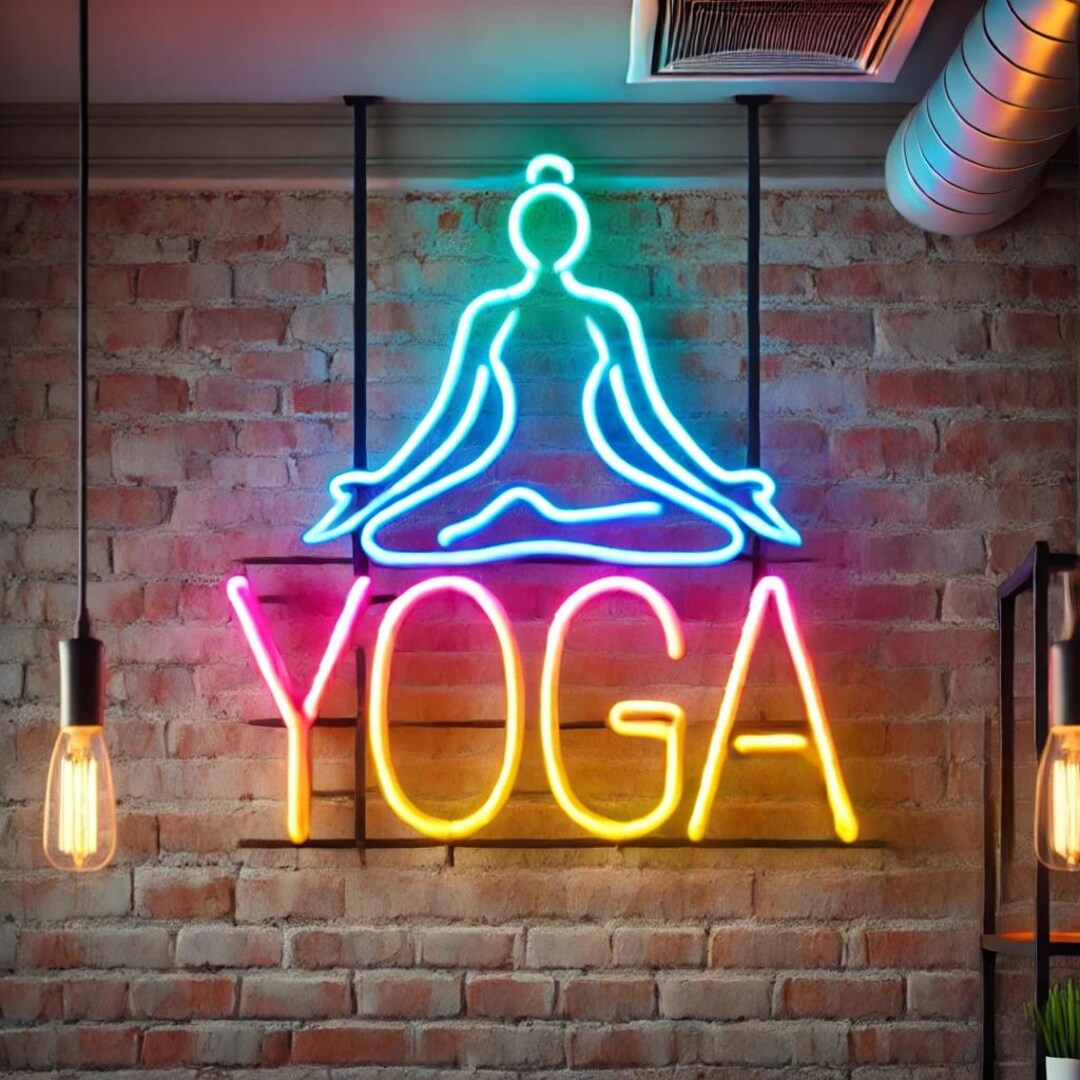 Custom Fitness Neon Sign. Yoga, Aerobics, Zumba, Body Combat ...