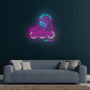 Roller Skate Neon Sign: the Perfect Sign for Roller Rinks - Etsy