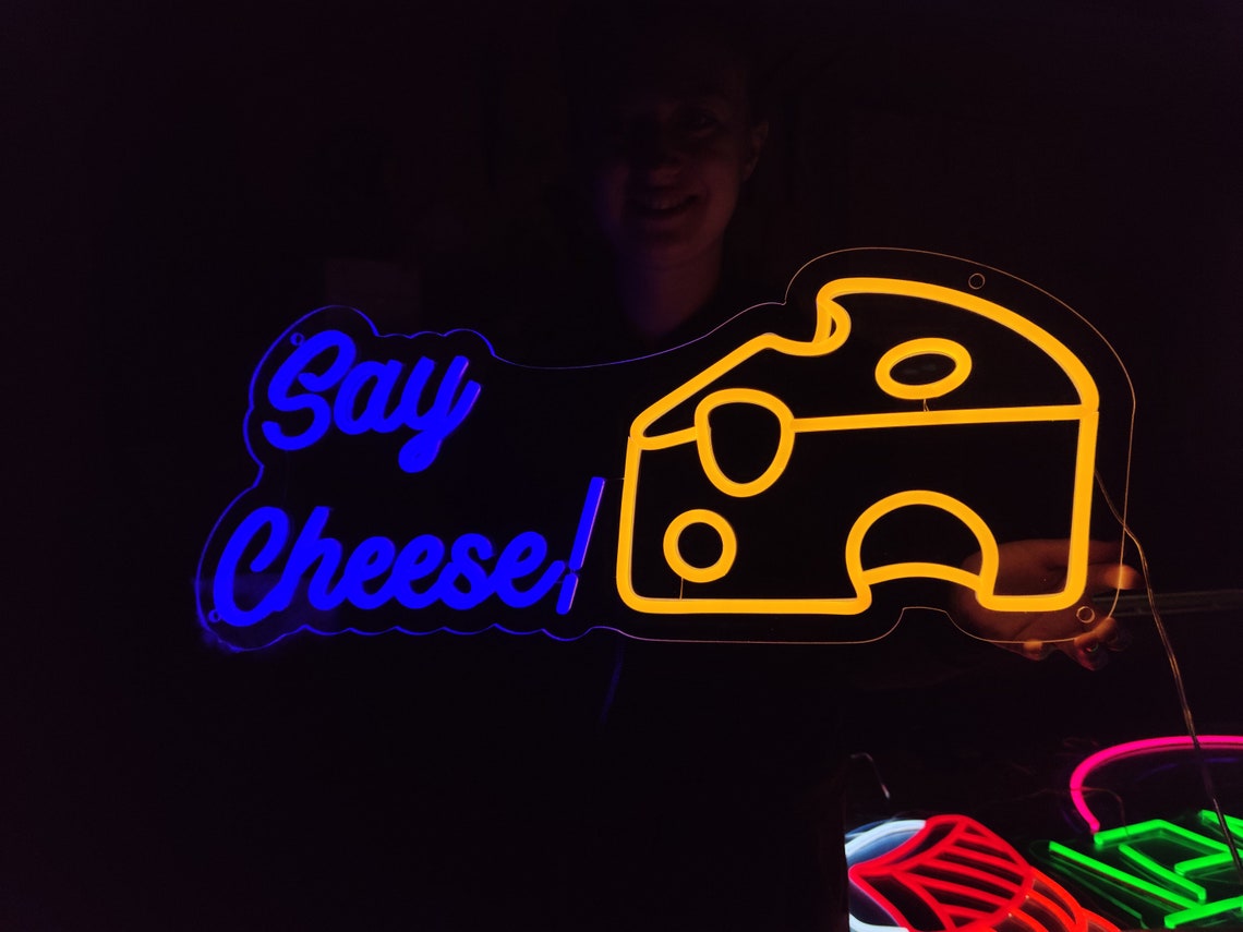 Say Cheese Neon Sign, Medicine Led Light, Dentist Neon Light Wall Decor ...