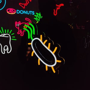 Bacterium Neon Sign, Cell Led Light, Microorganism Led Neon Sign ...