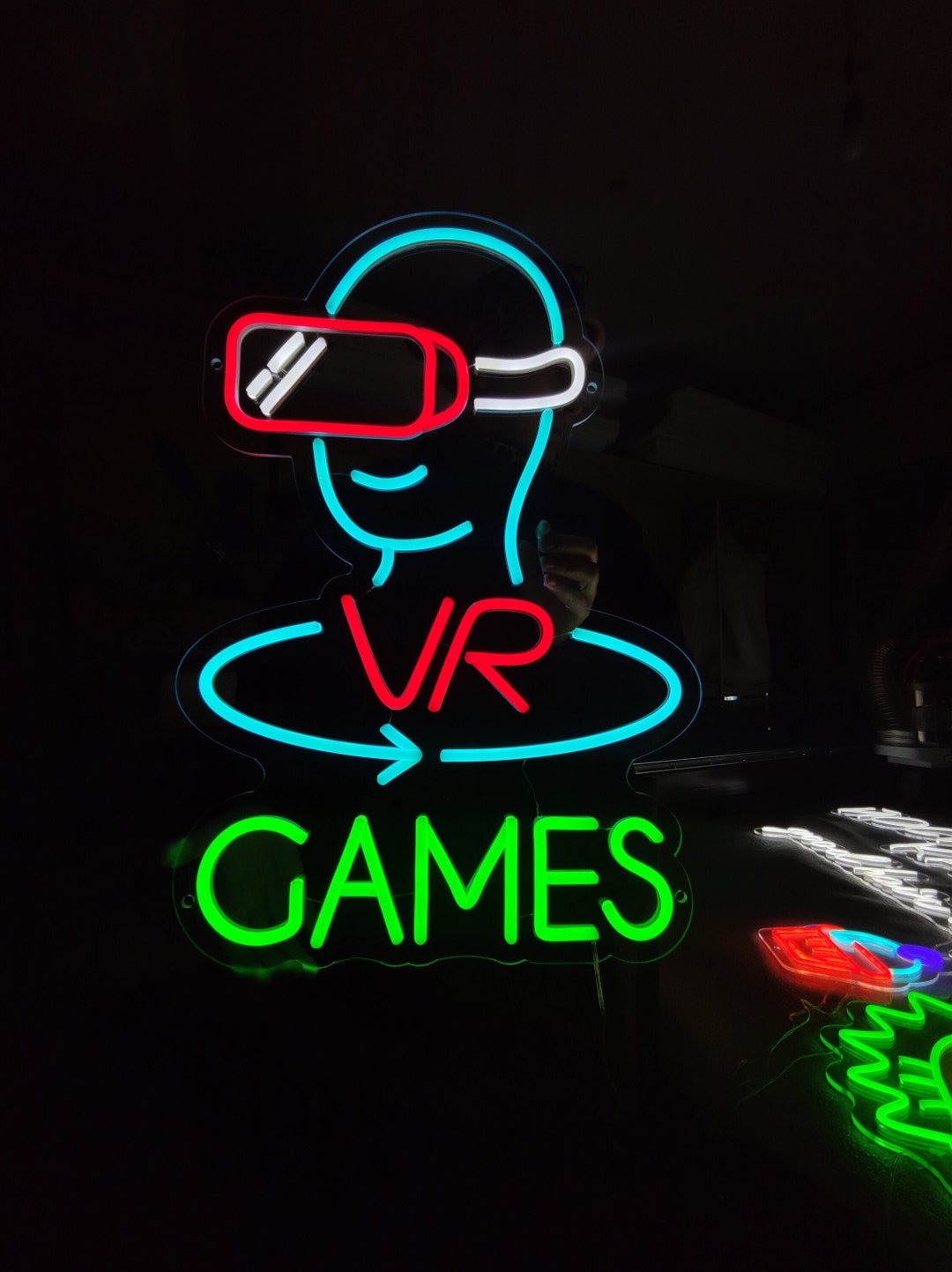 Virtual Reality Neon Sign, Custom Virtual Reality Technology Led ...